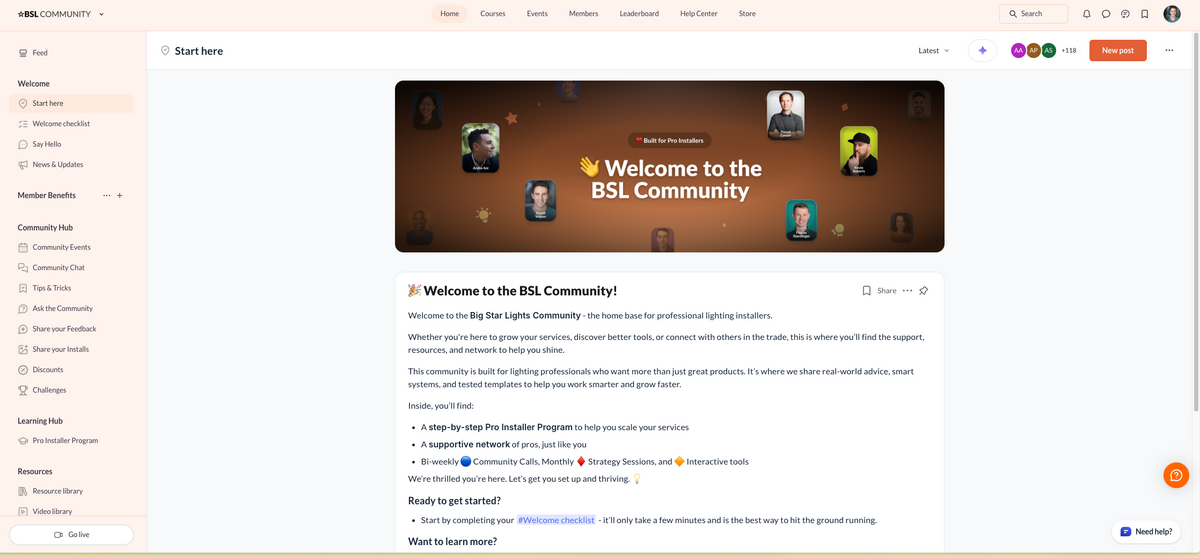 The BSL Community: Your Newest Hangout – Big Star Lights