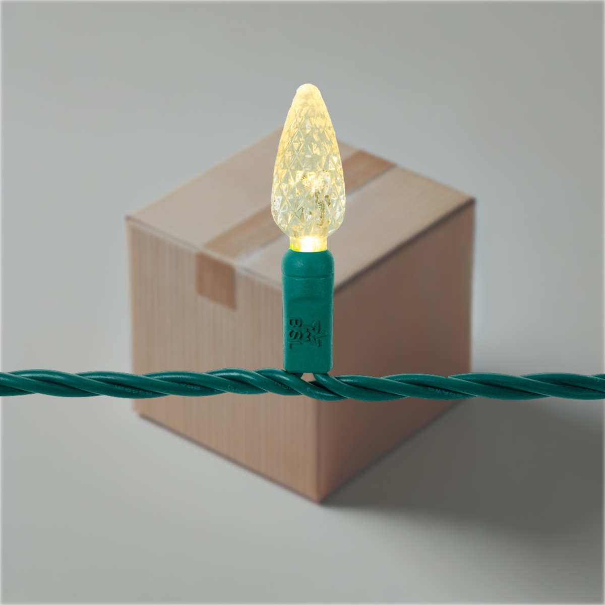 Commercial Grade C6 String Light (Bulk) | Single-Color Christmas Lights ...