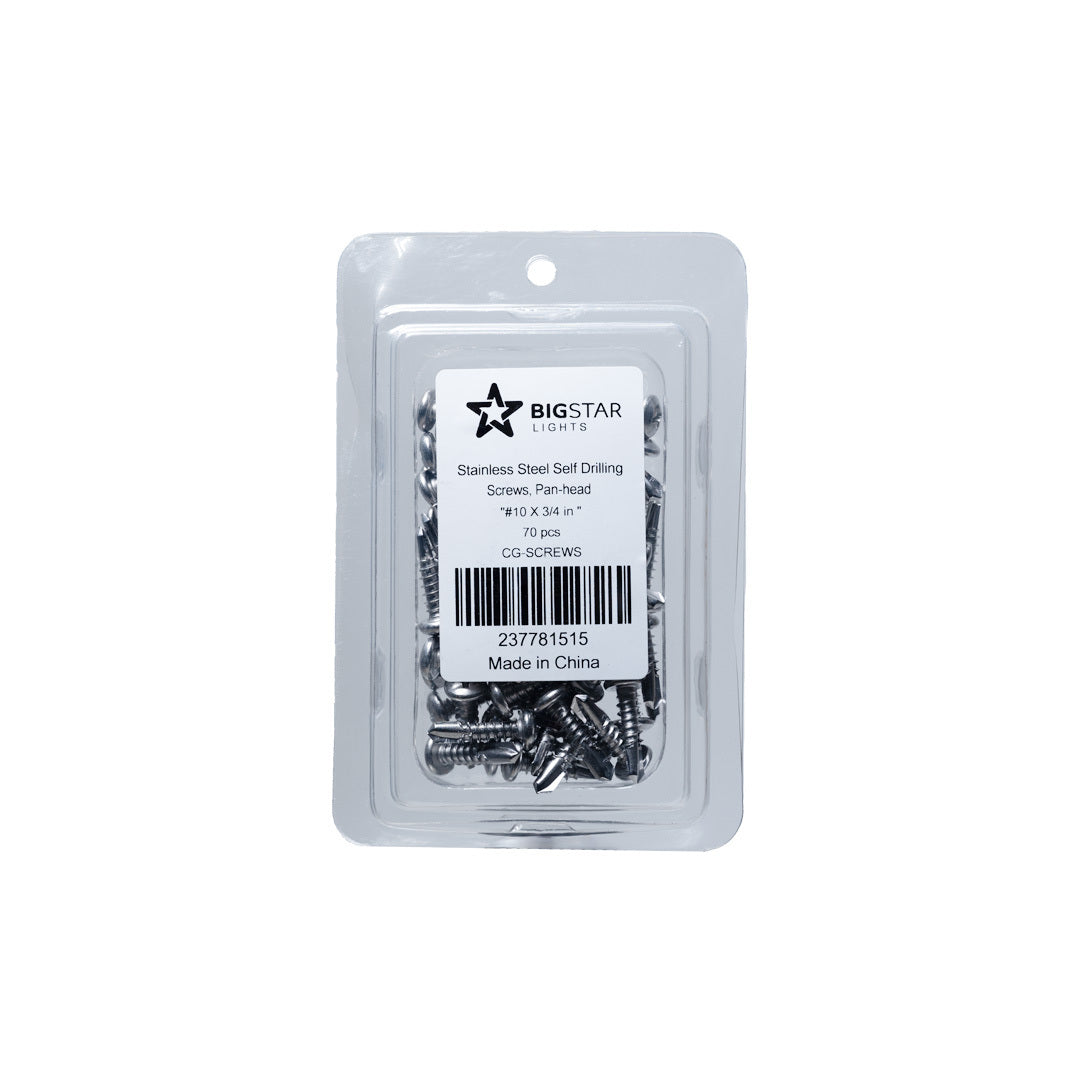 Chromaglow Stainless Steel Screws – Big Star Lights