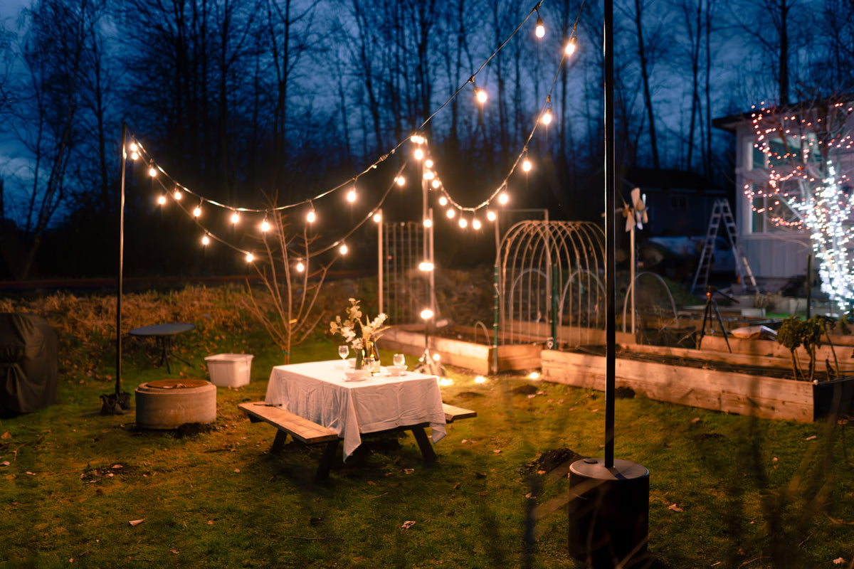 String Light Posts – Big Star Lights