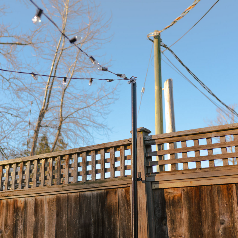 String Light Posts – Big Star Lights
